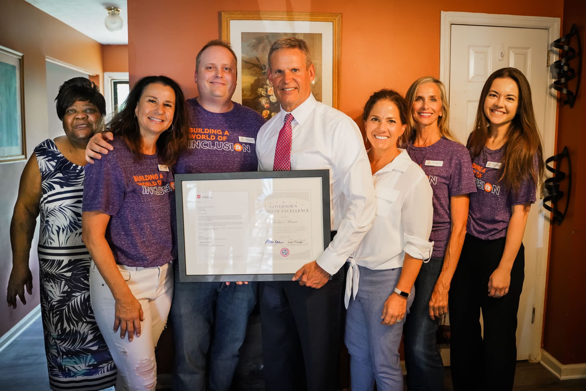 Tennessee State Governor Bill Lee Visits a Tucker's House Project ...